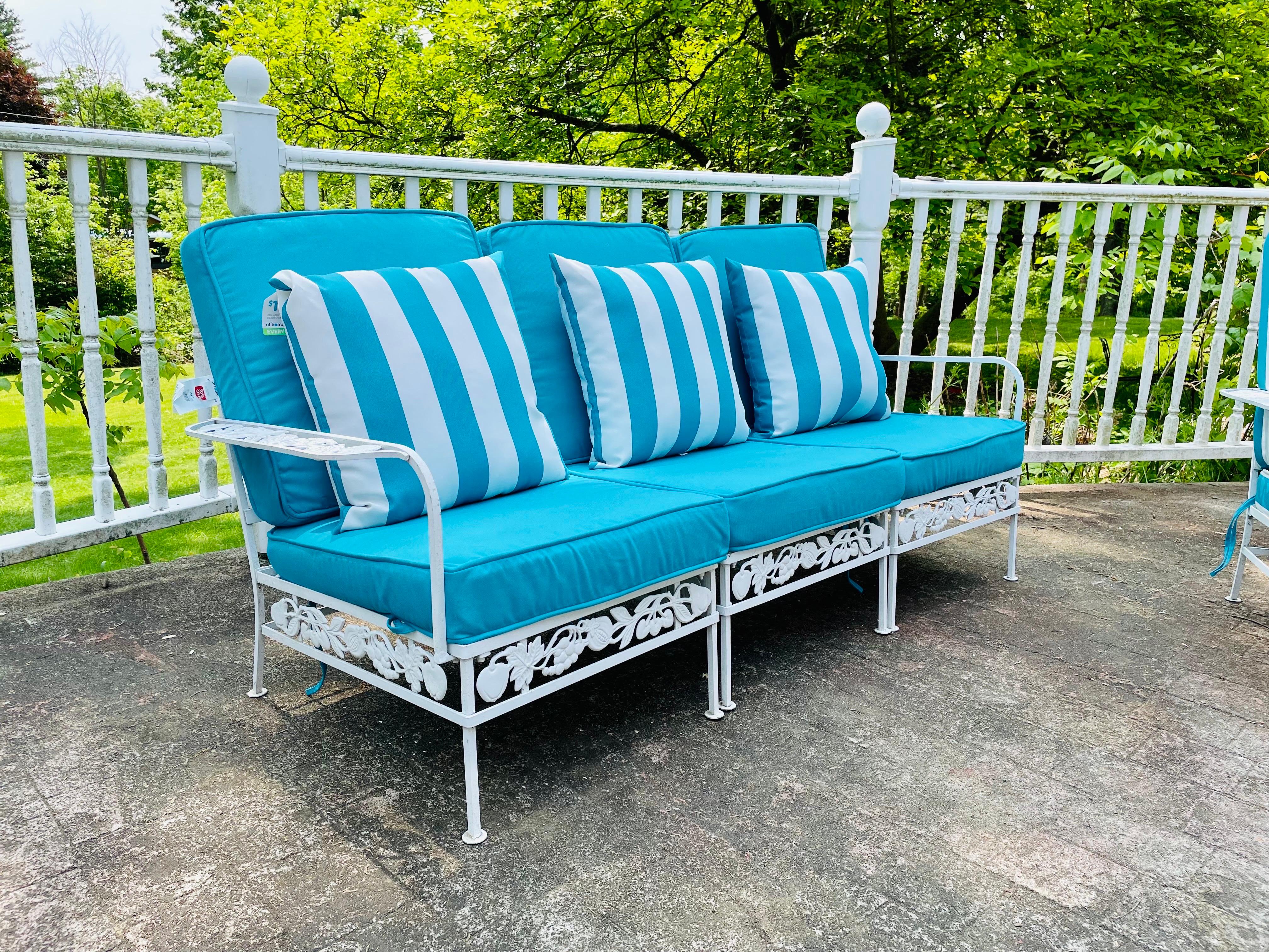 Salterini Style Patio Seating For Sale at 1stDibs | mcm wrought iron ...