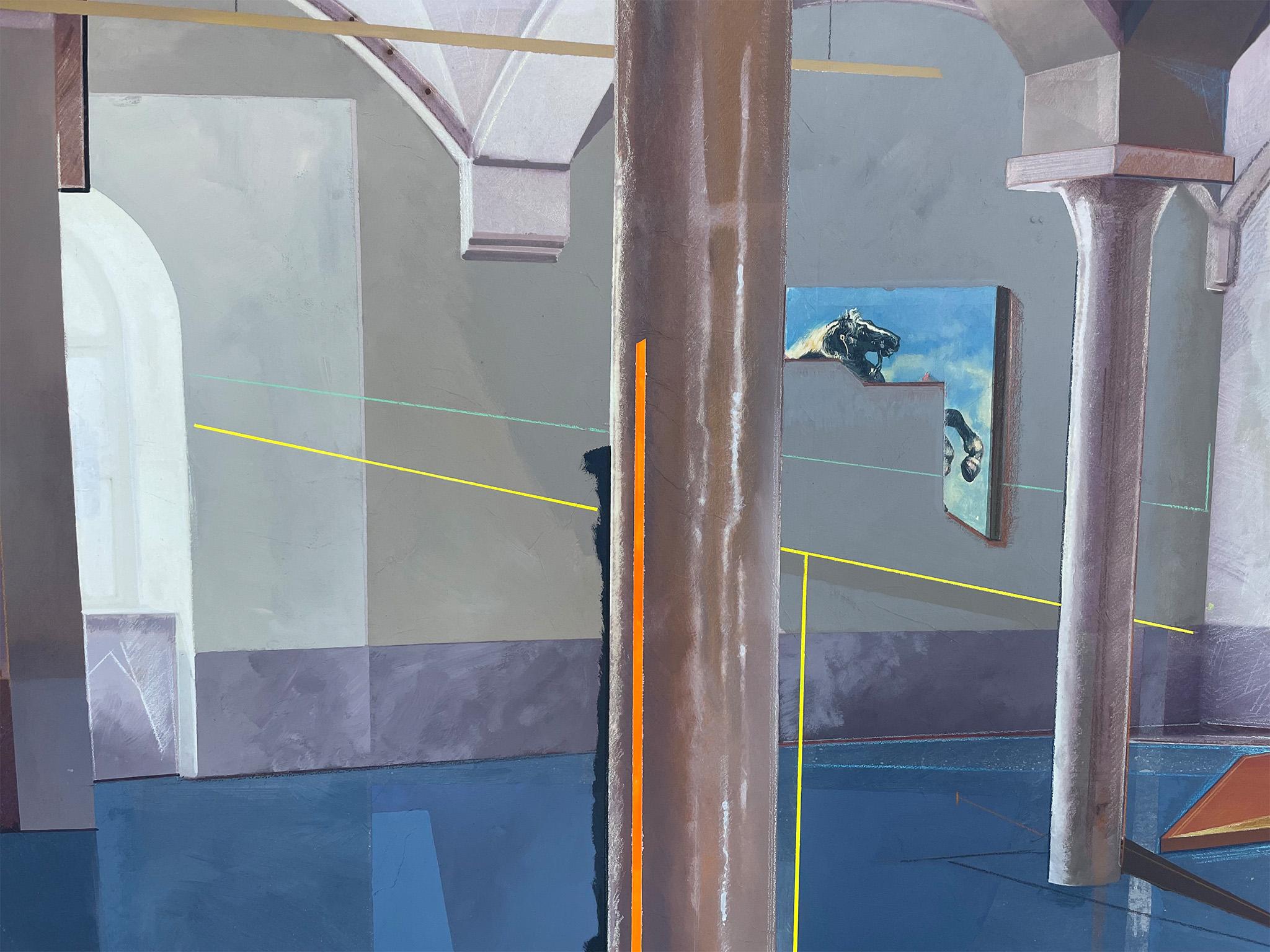 “Installazione Rotazoine a Destre”, Surrealist Painting by Andrea ...