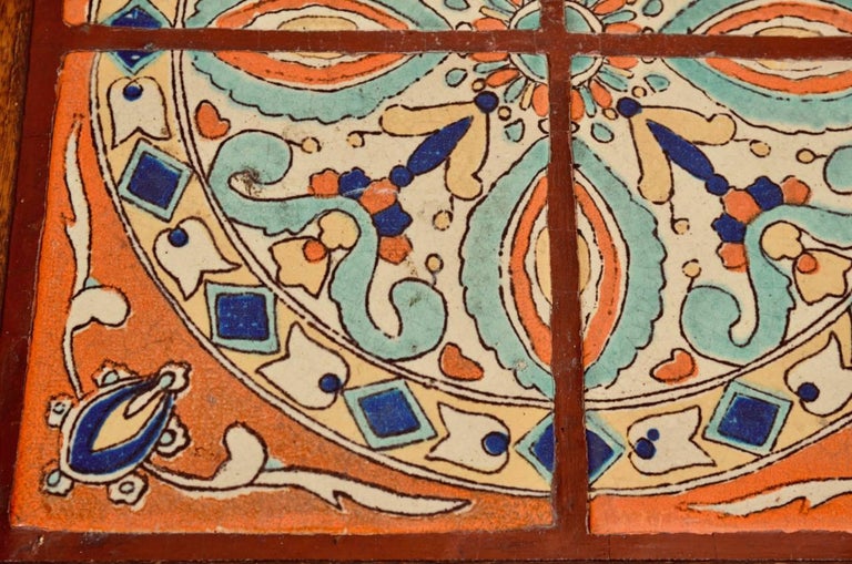 Intact Catalina Tile and Oak Side Table at 1stDibs