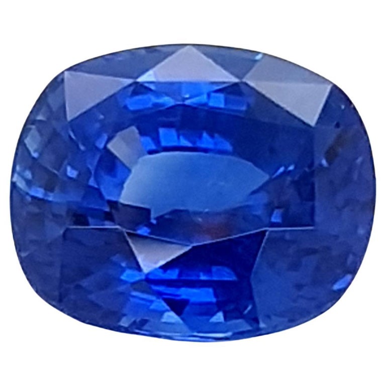 Blauer Saphir, zertifiziert, 8,24 Karat, Edelstein im Angebot bei 1stDibs