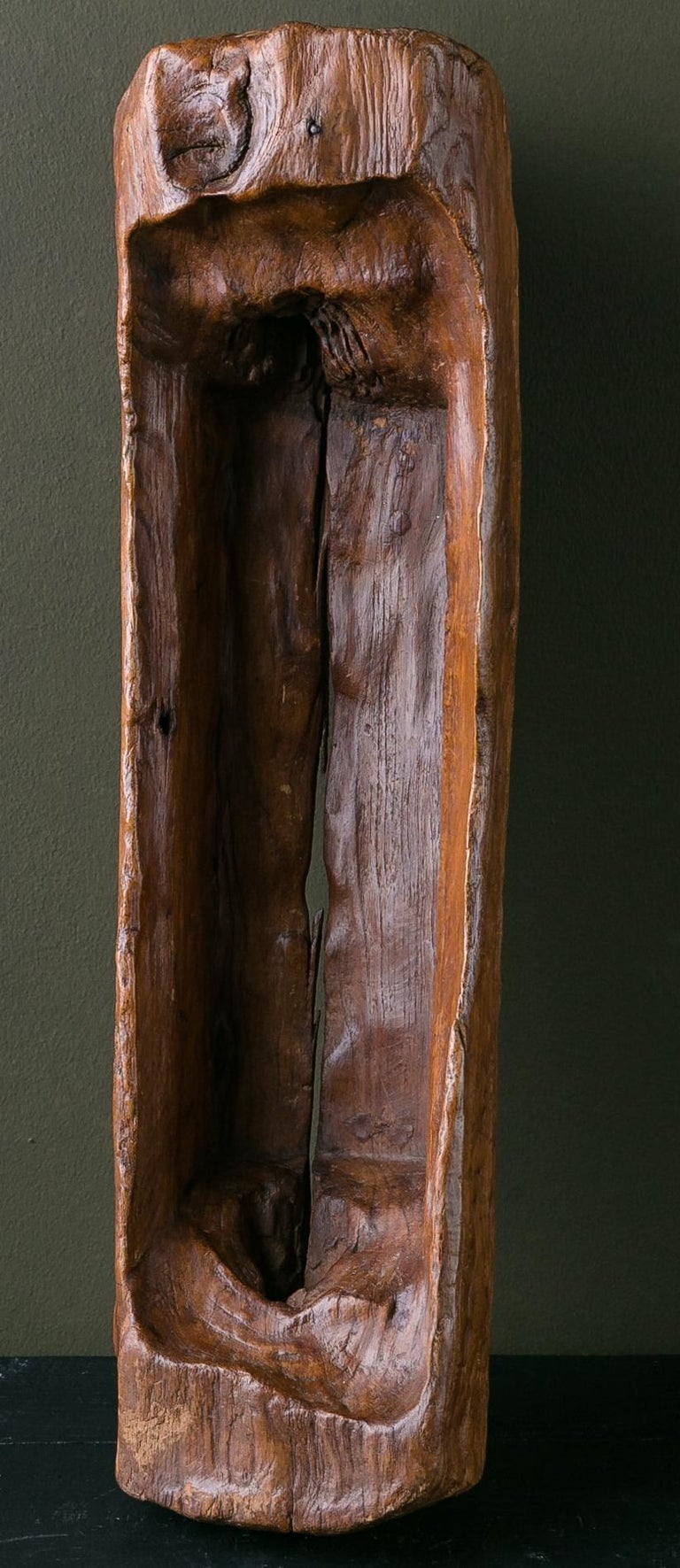 Interesting Hand-Carved Wood Decorative Object with Organic Design and ...