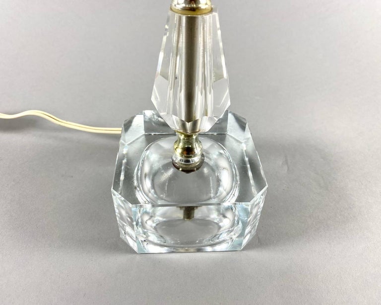Interior Vintage Table Lamp With New Shade Table Lamp In Transparent ...