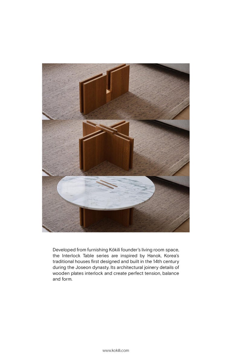 Interlock Calacatta Turquoise Side Table Rectangle For Sale at 1stDibs