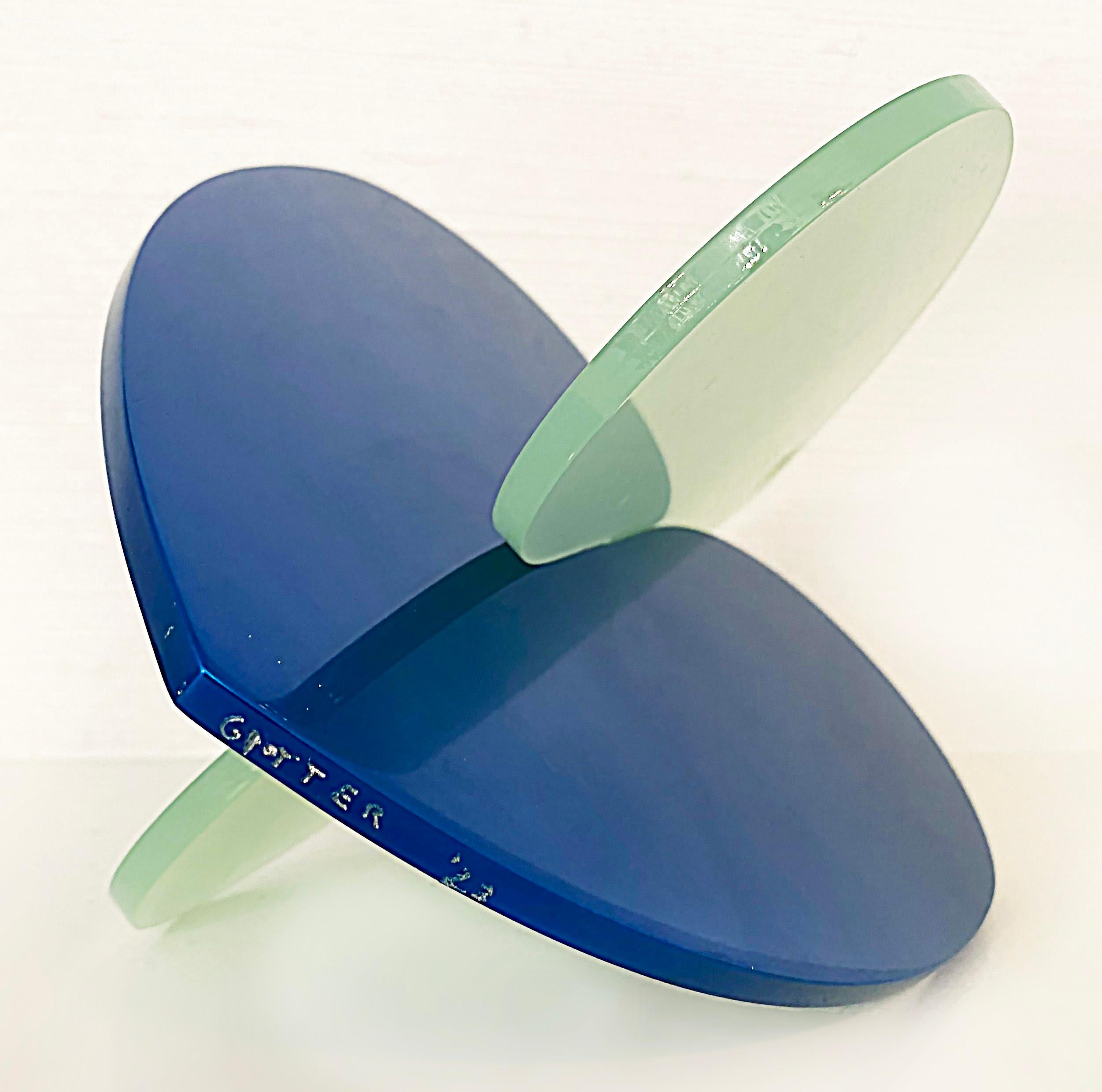 Interlocking Hearts Aluminum, Acrylic Sculpture, Michael Gitter, Phu ...