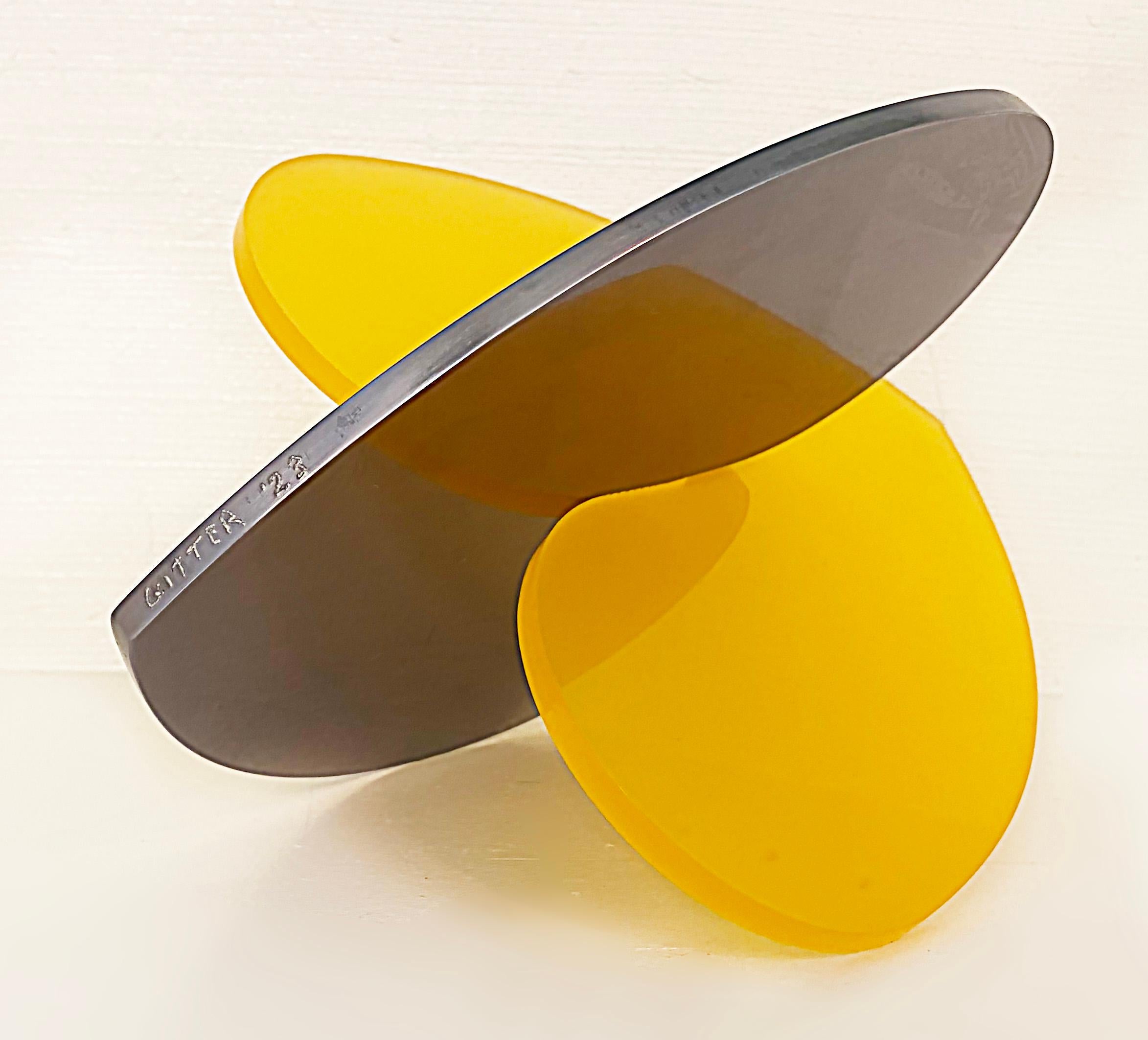 Interlocking Hearts Aluminum, Acrylic Sculpture, Michael Gitter, Phu ...