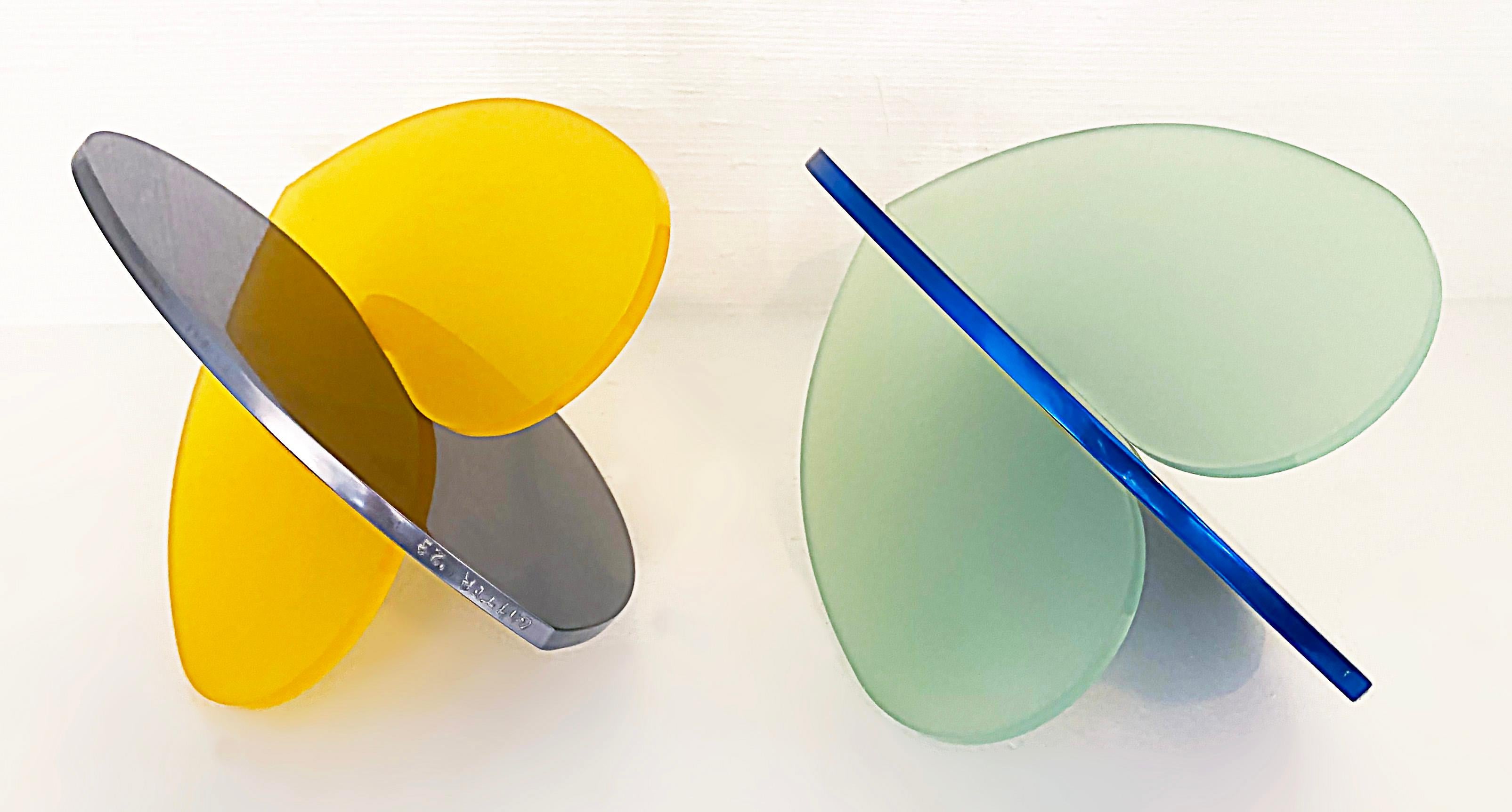 Interlocking Hearts Aluminum, Acrylic Sculpture, Michael Gitter, Phu ...