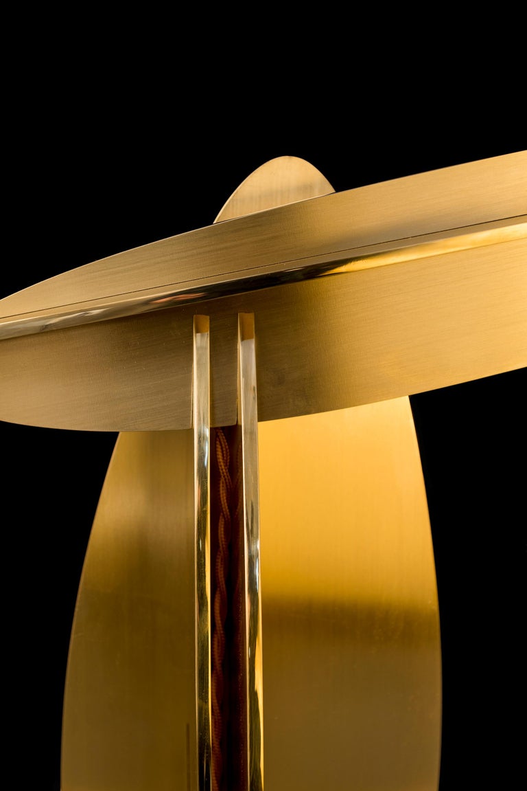 Interlocking Panels Table Lamp For Sale at 1stDibs