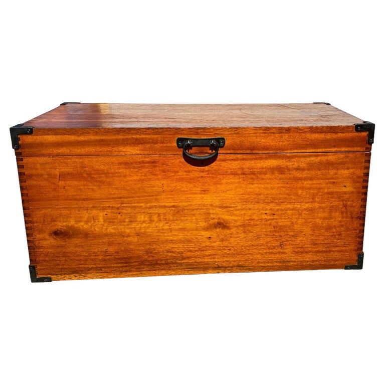 Interlocking Wood Blanket Chest For Sale at 1stDibs