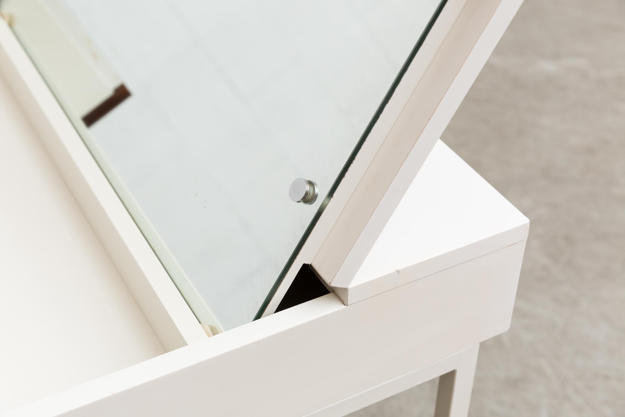Interlubke Rosewood and Formica Vanity Table at 1stDibs