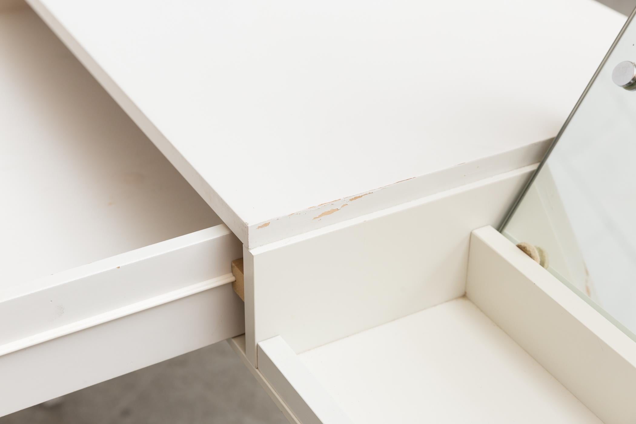 Interlubke Rosewood and Formica Vanity Table at 1stDibs