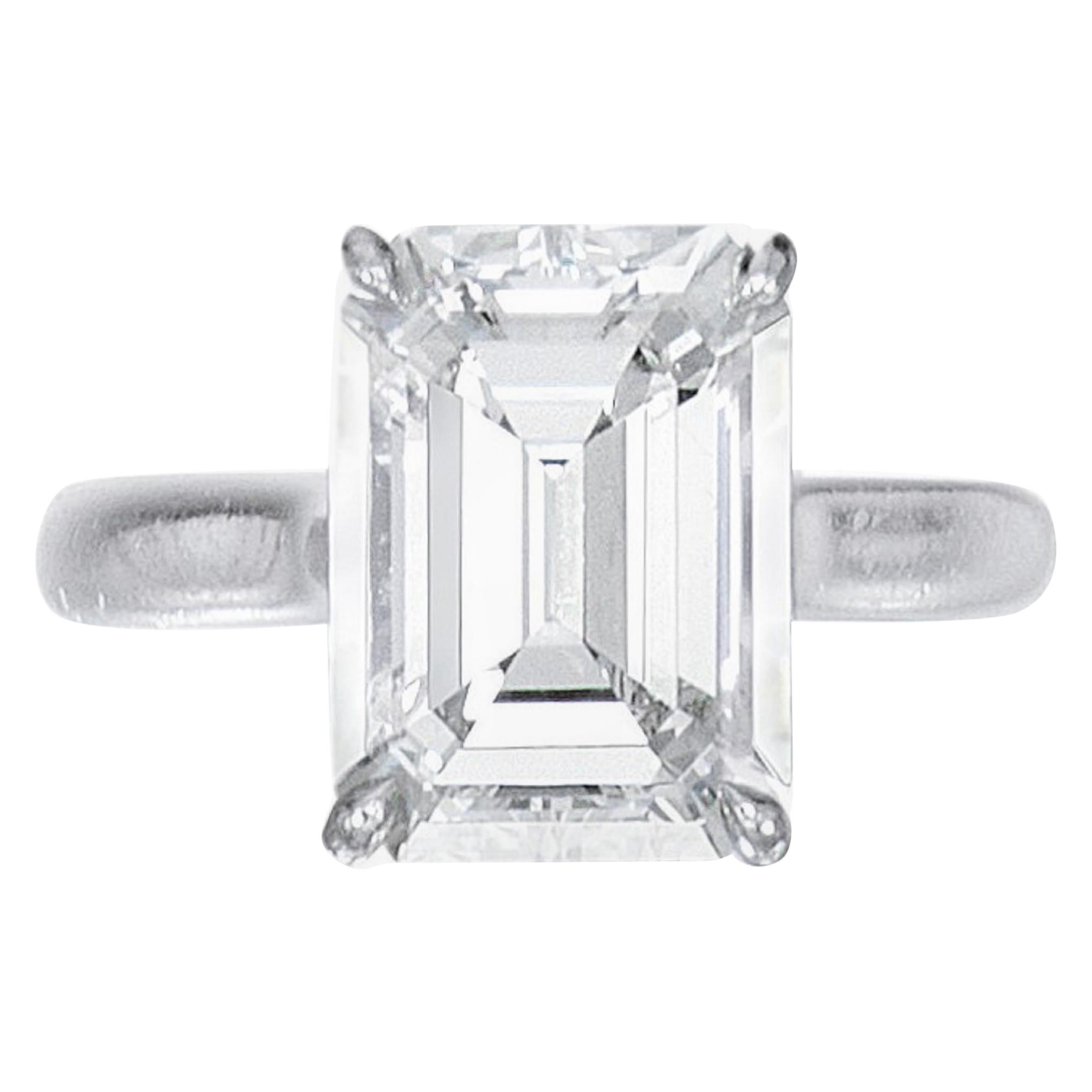 Internally Flawless D Color GIA Certified 2.23 Carat Emerald Cut ...