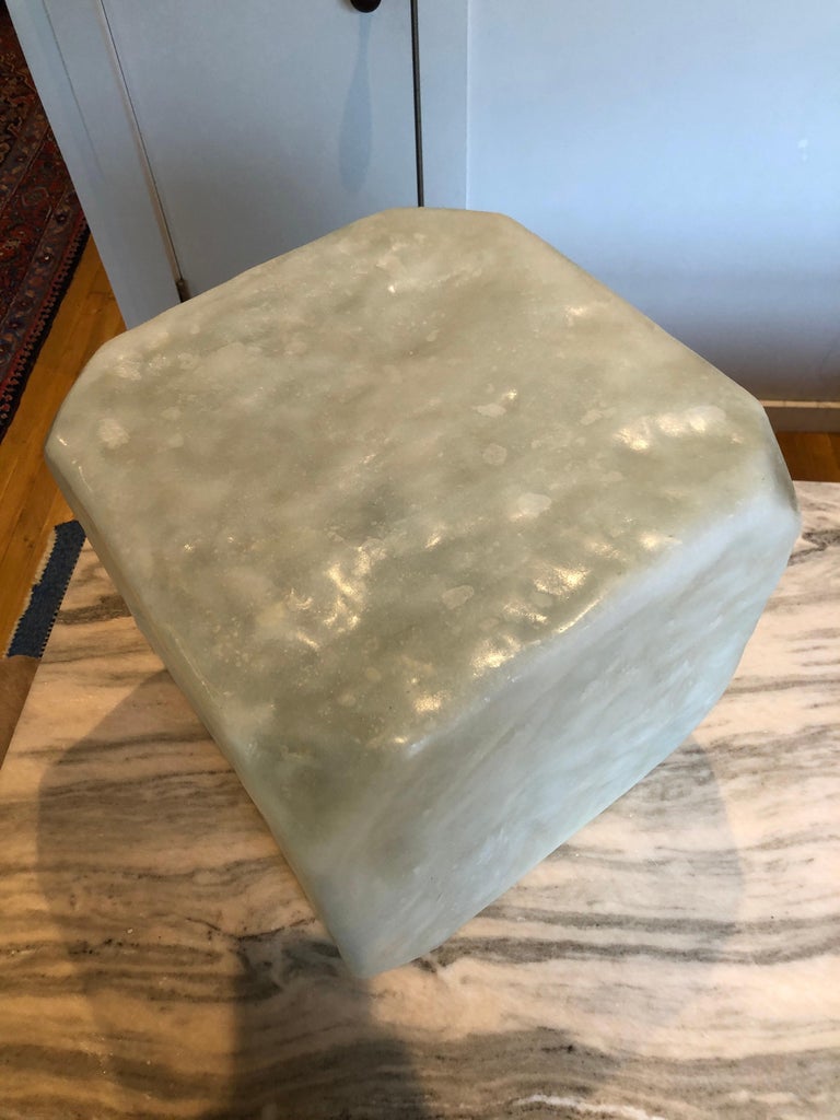 Internally Lit Pop Art "Ice Cube" Occasional Table For Sale at 1stDibs