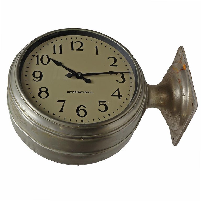 International Rail Station Clock at 1stDibs