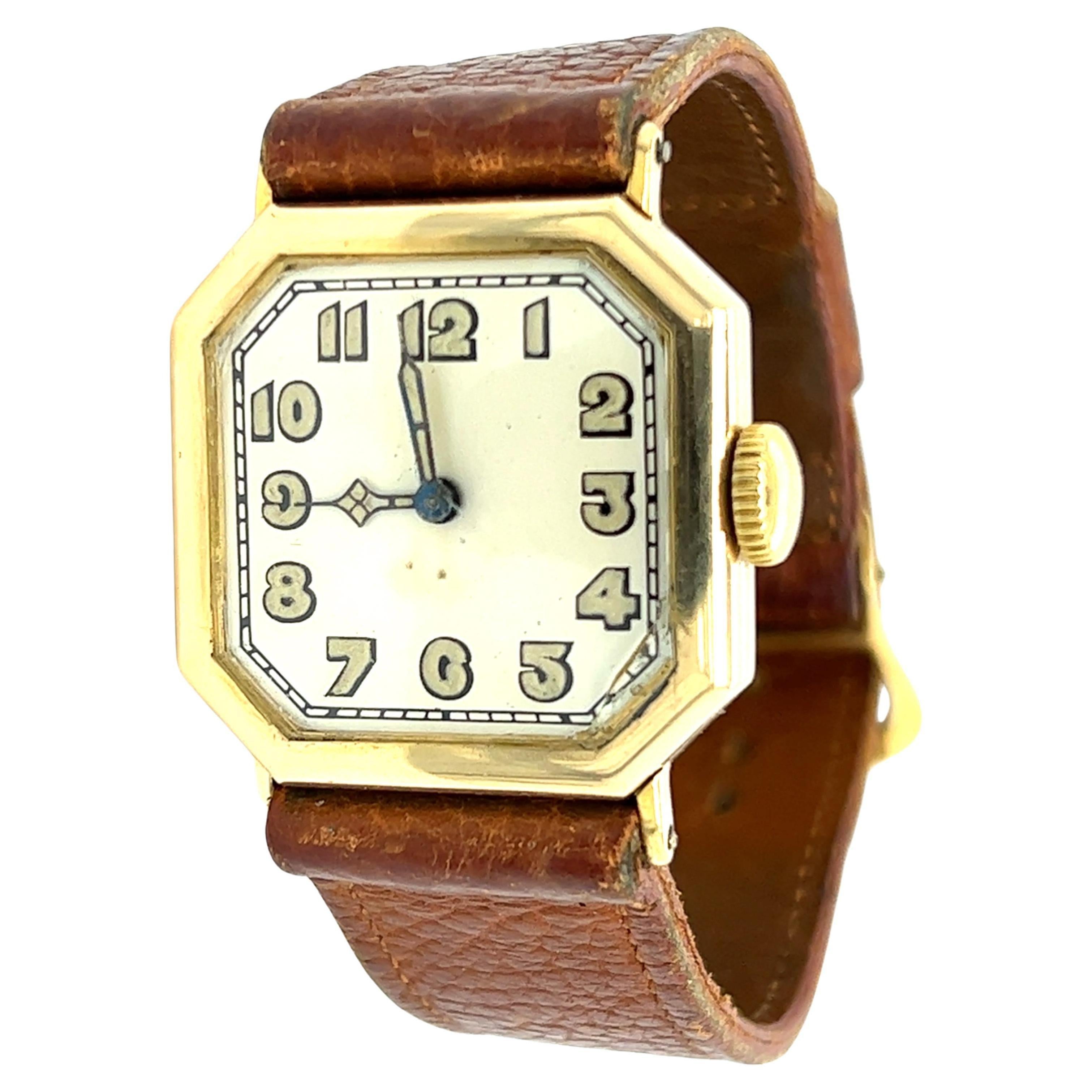 International Watch Company Wristwatch in 18 Karat Gold, Circa 1922 at ...