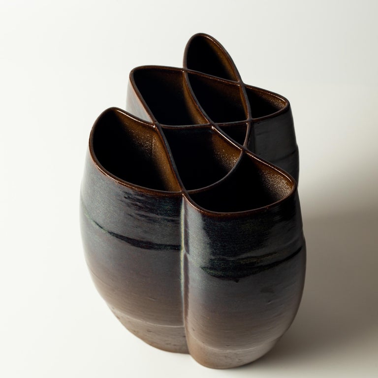 Intersect, I-0100, by Yiannis Vogdanis, 3d Printed Ceramic Art, Binary ...