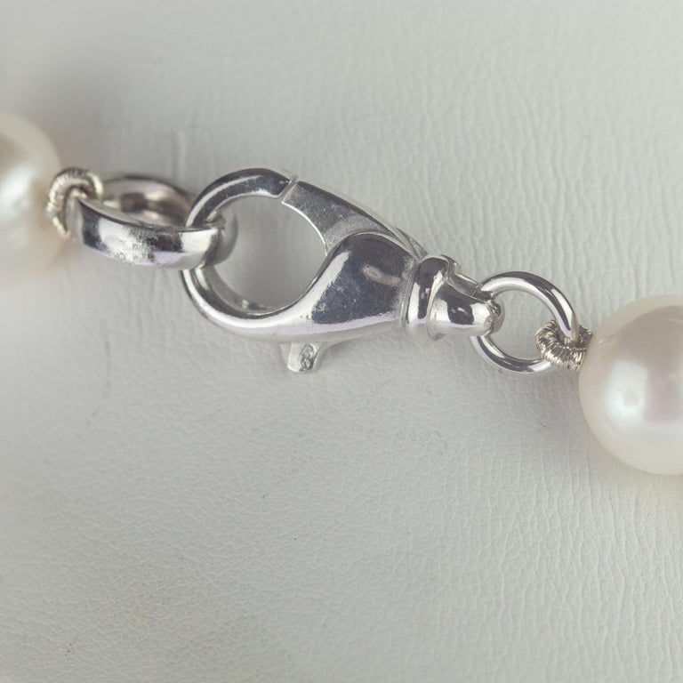 Intini Jewels Freshwater Pearl Coral Chrysoprase Sterling Silver Beaded ...