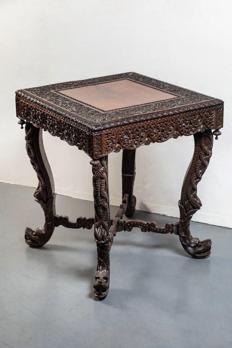 Intricate, 19th Century Burmese or Myanmar Occasional Table For Sale at ...
