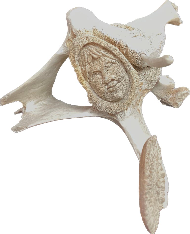 Inuit Fossilized Whale Bone Sculpture #12 For Sale at 1stDibs