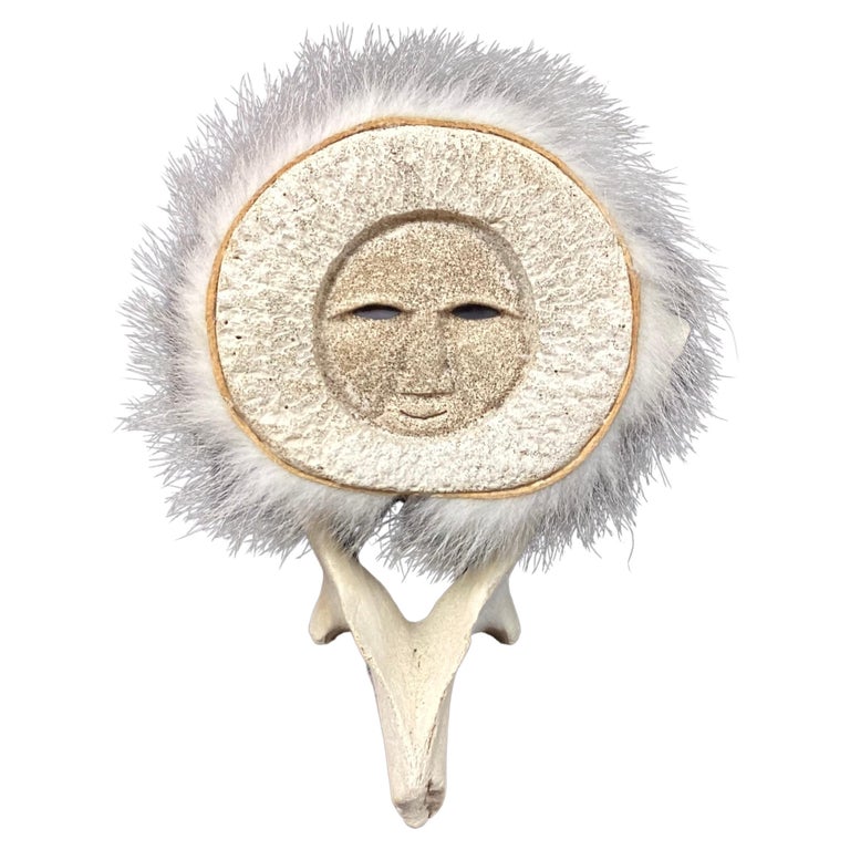 Inuit Fossilized Whale Bone Sculpture #14 For Sale at 1stDibs