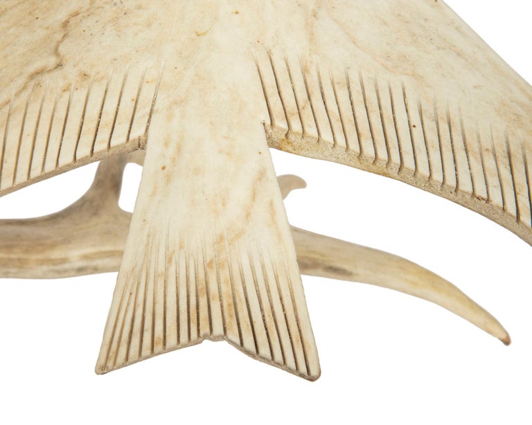 Inuit Whale Bone Sculpture, circa 1970a For Sale at 1stDibs