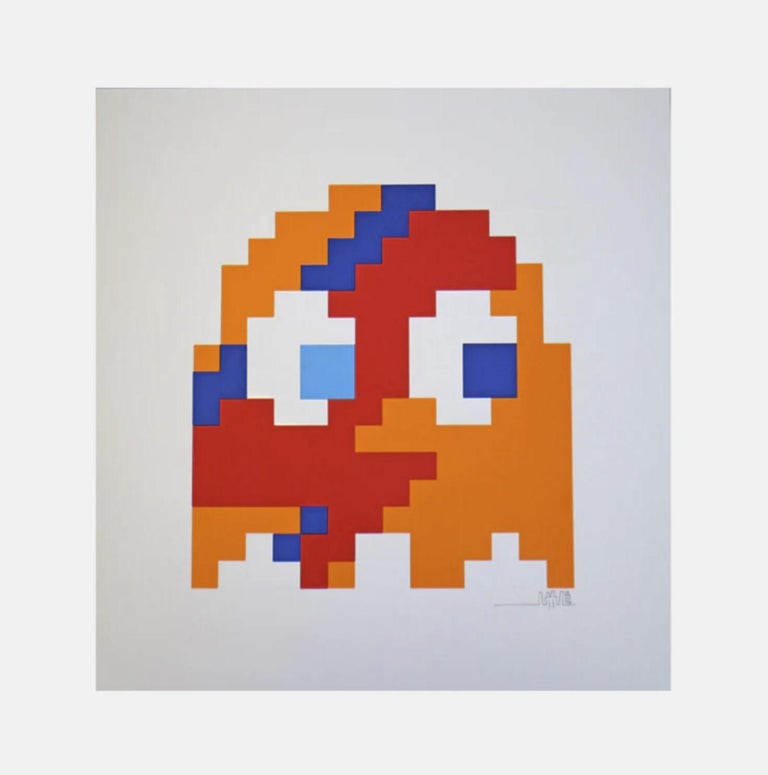 Invader - Aladdin Sane - Orange For Sale at 1stDibs