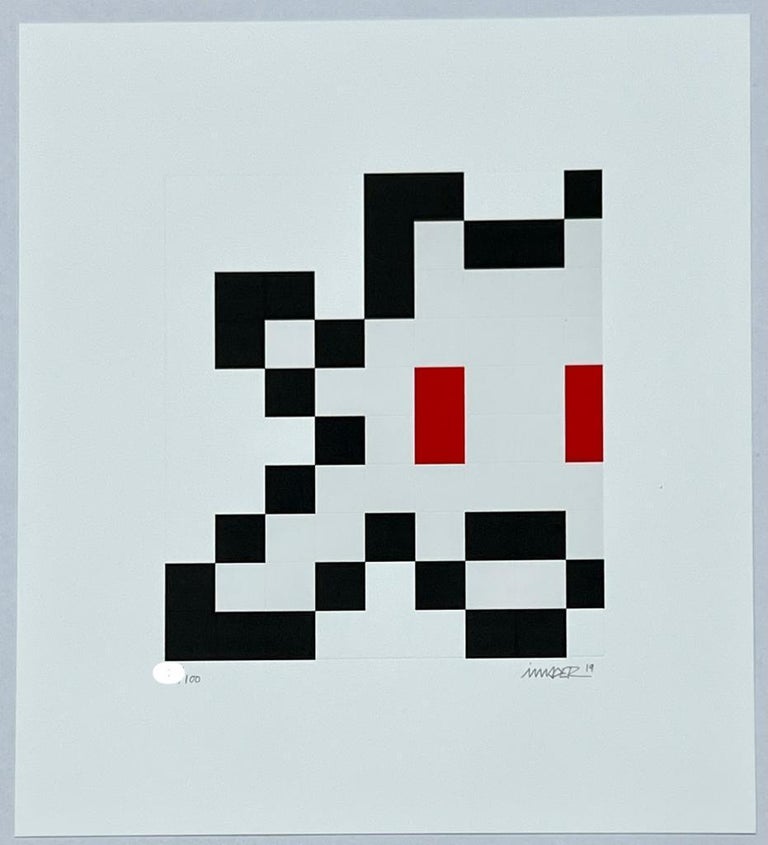 Invader - Street Art print by French artist Invader: Half little big ...