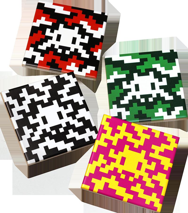 Invader - Invader, Set of Camo Space Tiles, 2024 For Sale at 1stDibs ...