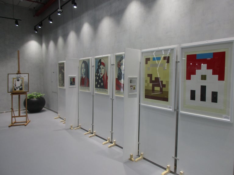 Invader - Marlboro and Camel Print For Sale at 1stDibs