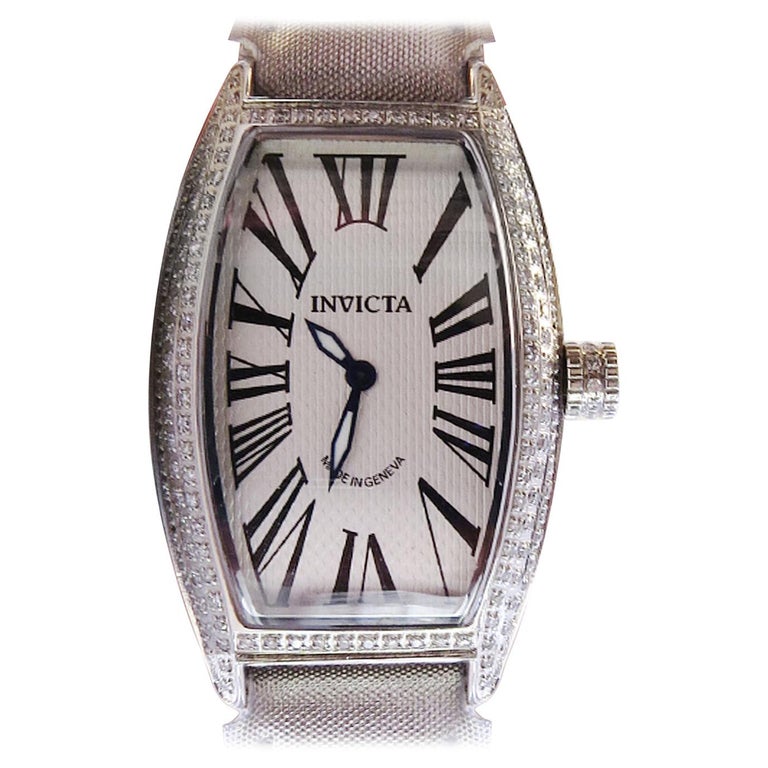 Invicta Diamond and Sapphire crystal Rare Piece For Sale at 1stDibs