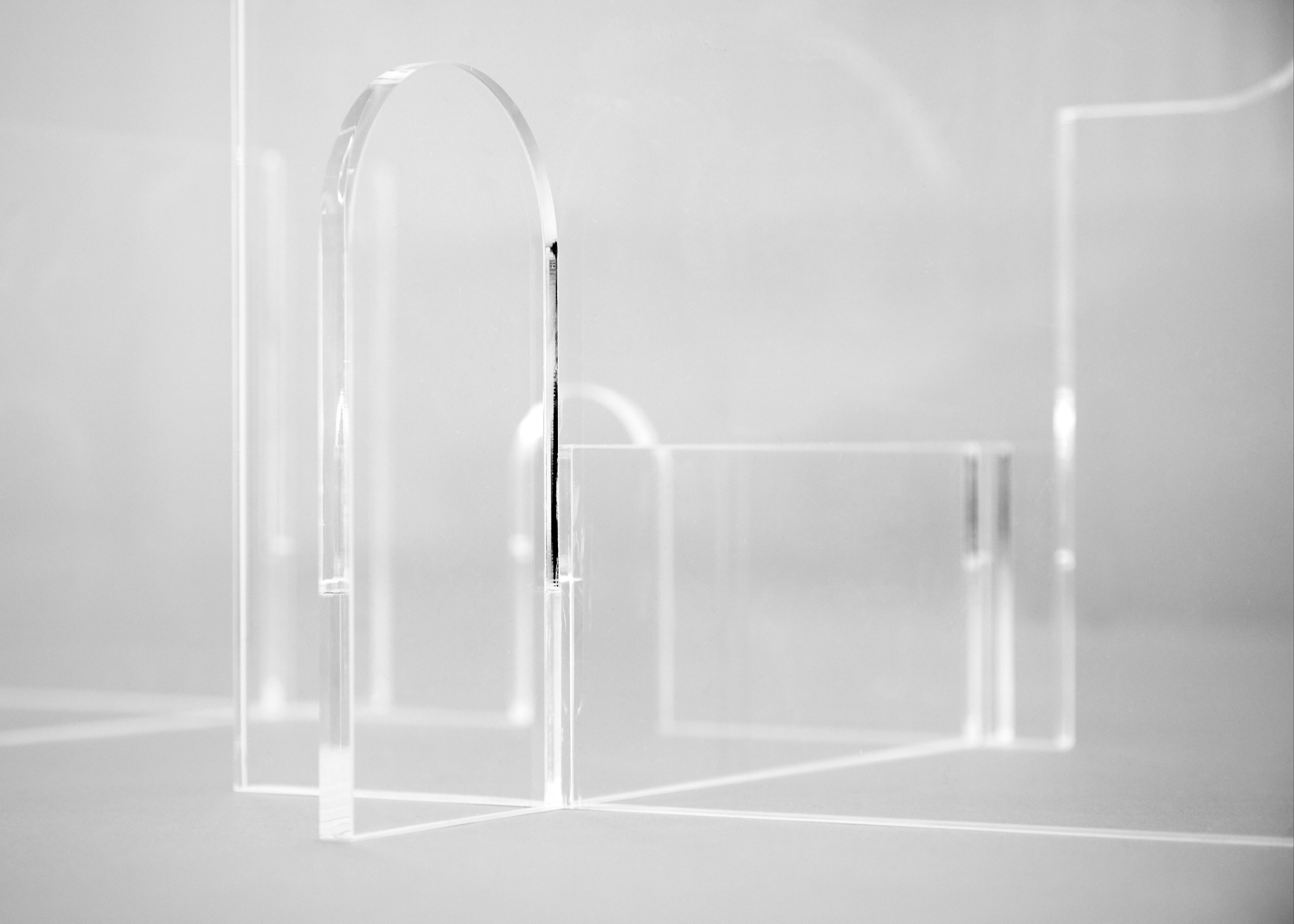 Invisible Perspective Table, Morgan Spaulding For Sale at 1stDibs