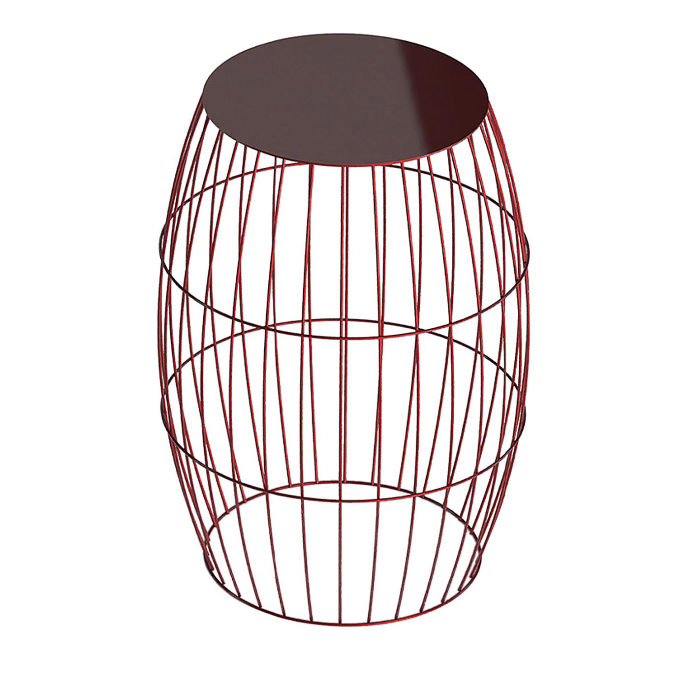 IO 50 Oyster White Outdoor Side Table For Sale at 1stDibs