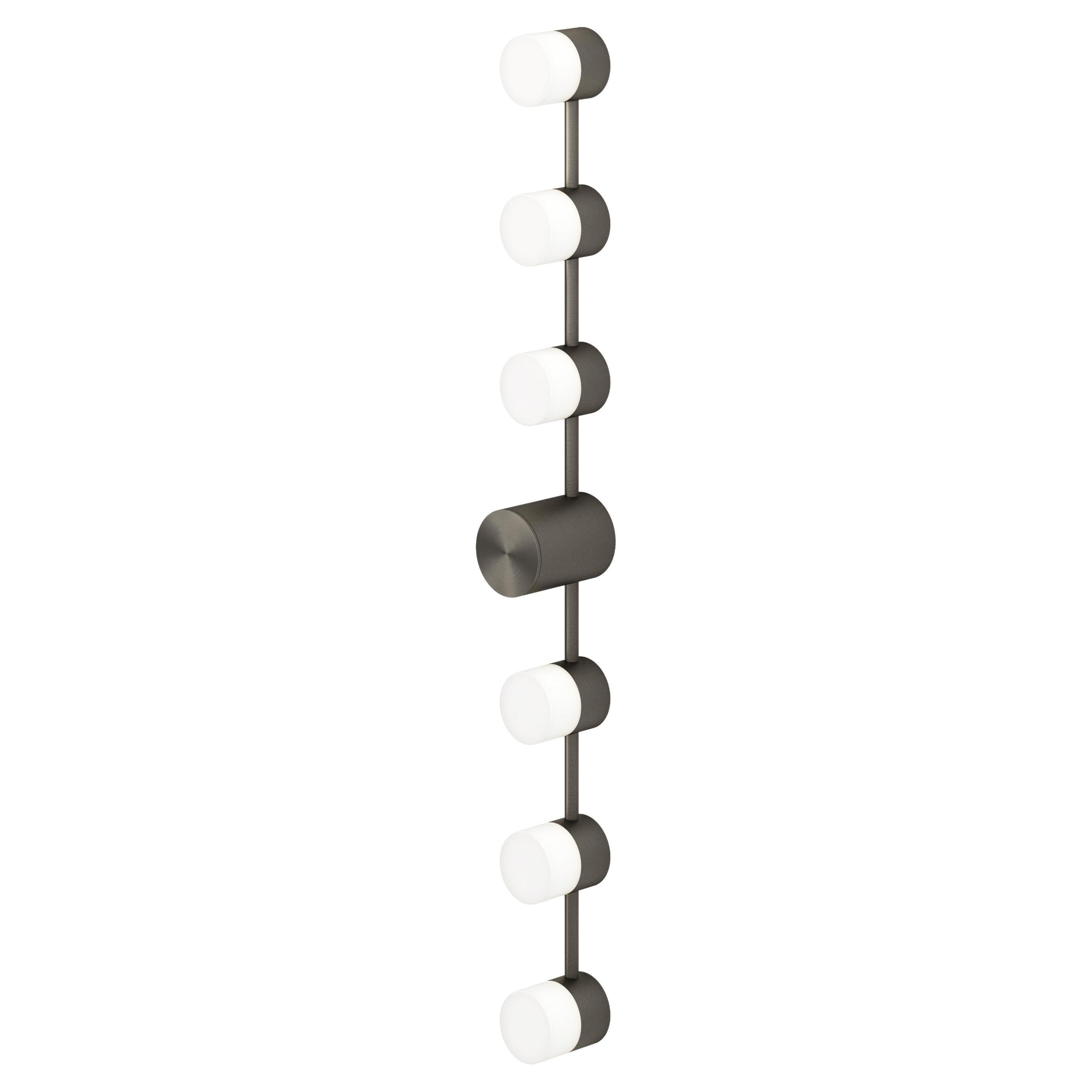 Ip Calee V2 Satin Graphite and Brass Wall Light by POOL For Sale at 1stDibs