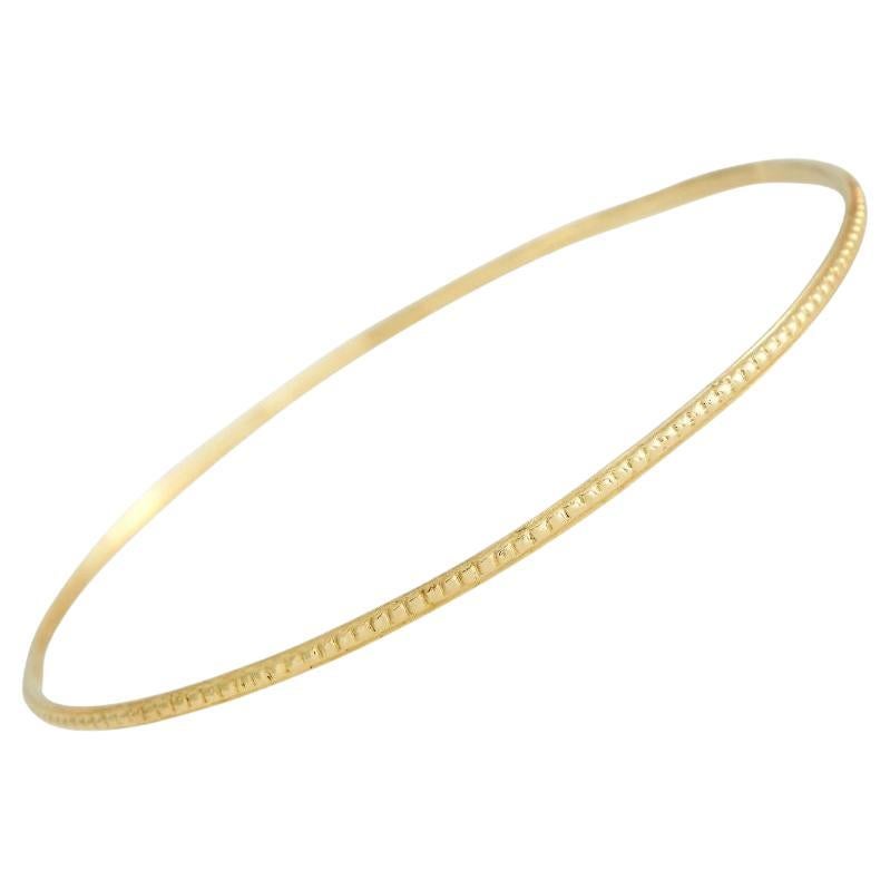 Gucci Bamboo 18K Yellow Gold Stretch Bangle Bracelet For Sale at 1stDibs | gucci bamboo bracelet ...
