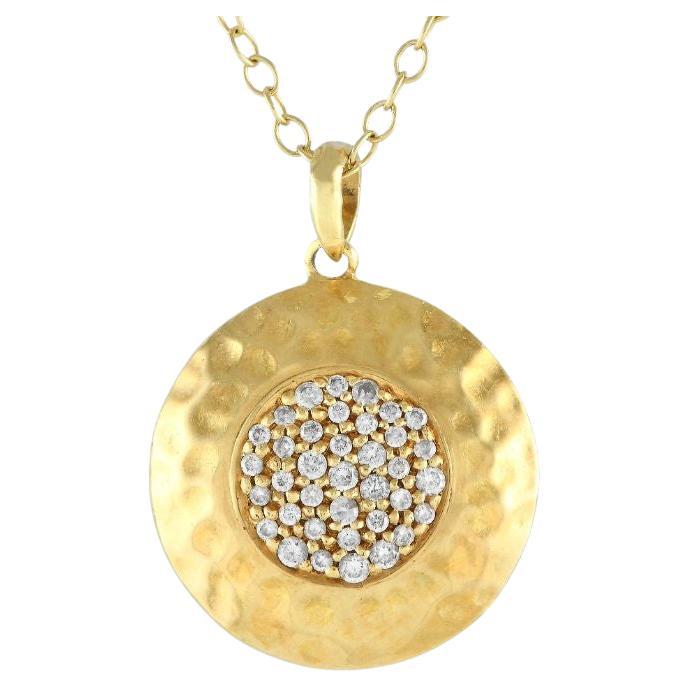 Ippolita 18K Yellow Gold 0.15ct Diamond and Smoky Quartz Pendant ...