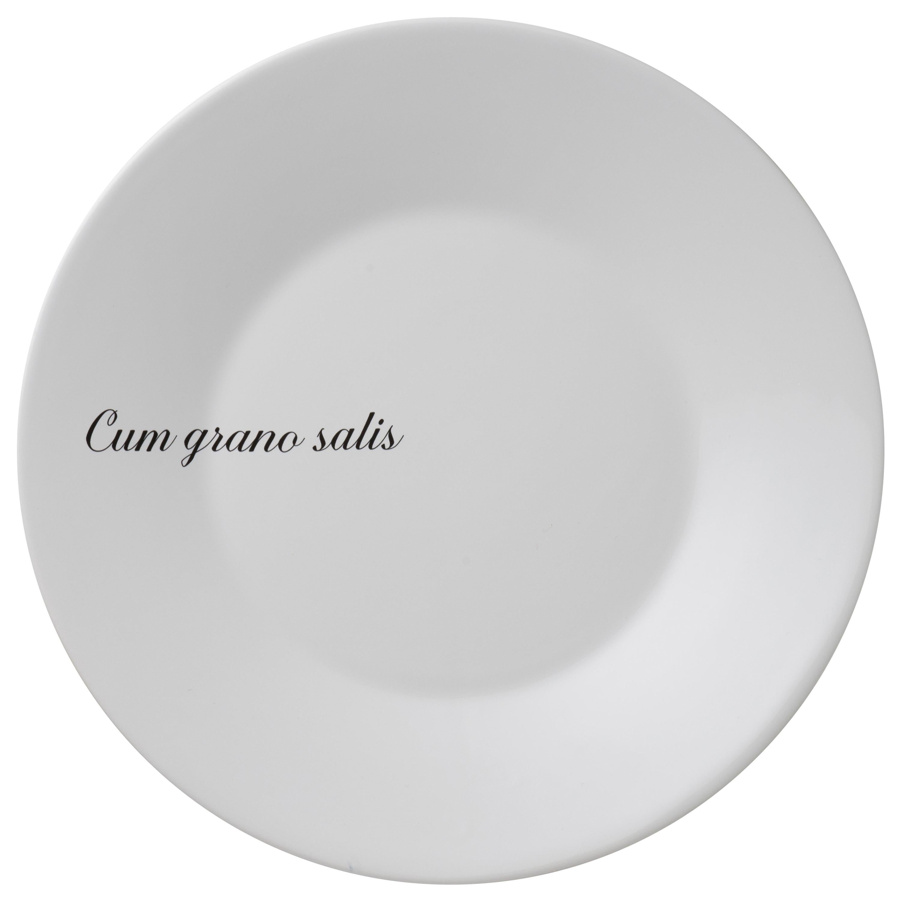 "Ipse dixit": Crafted in Italy set of dinnerware with famous latin ...