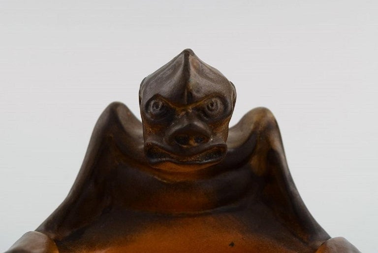 Ipsen's, Denmark. Rare bowl in hand-painted ceramics modelled with ...