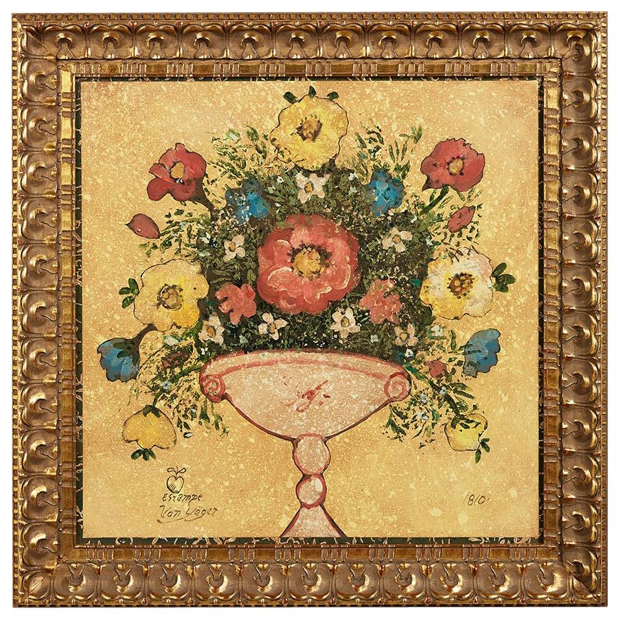 Ira Yeager Floral Still Life Oil on Canvas Painting at 1stDibs | ira ...