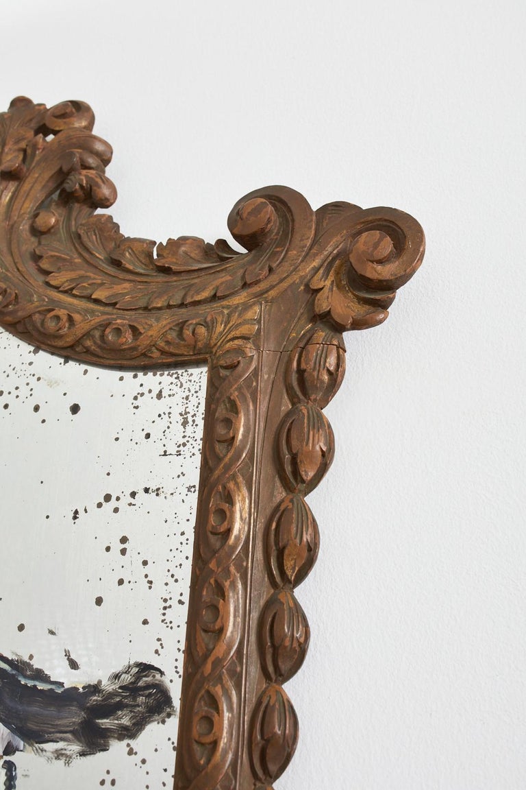 Ira Yeager Homage to Pietro Longhi Painted Bust Wall Mirror For Sale at ...