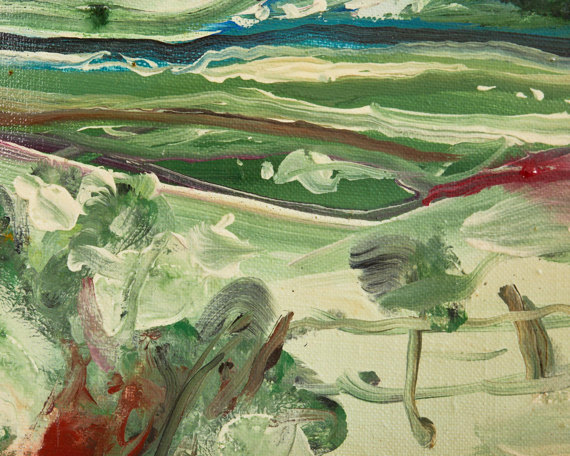 Ira Yeager Plein Air Study Landscape Painting 1971 at 1stDibs