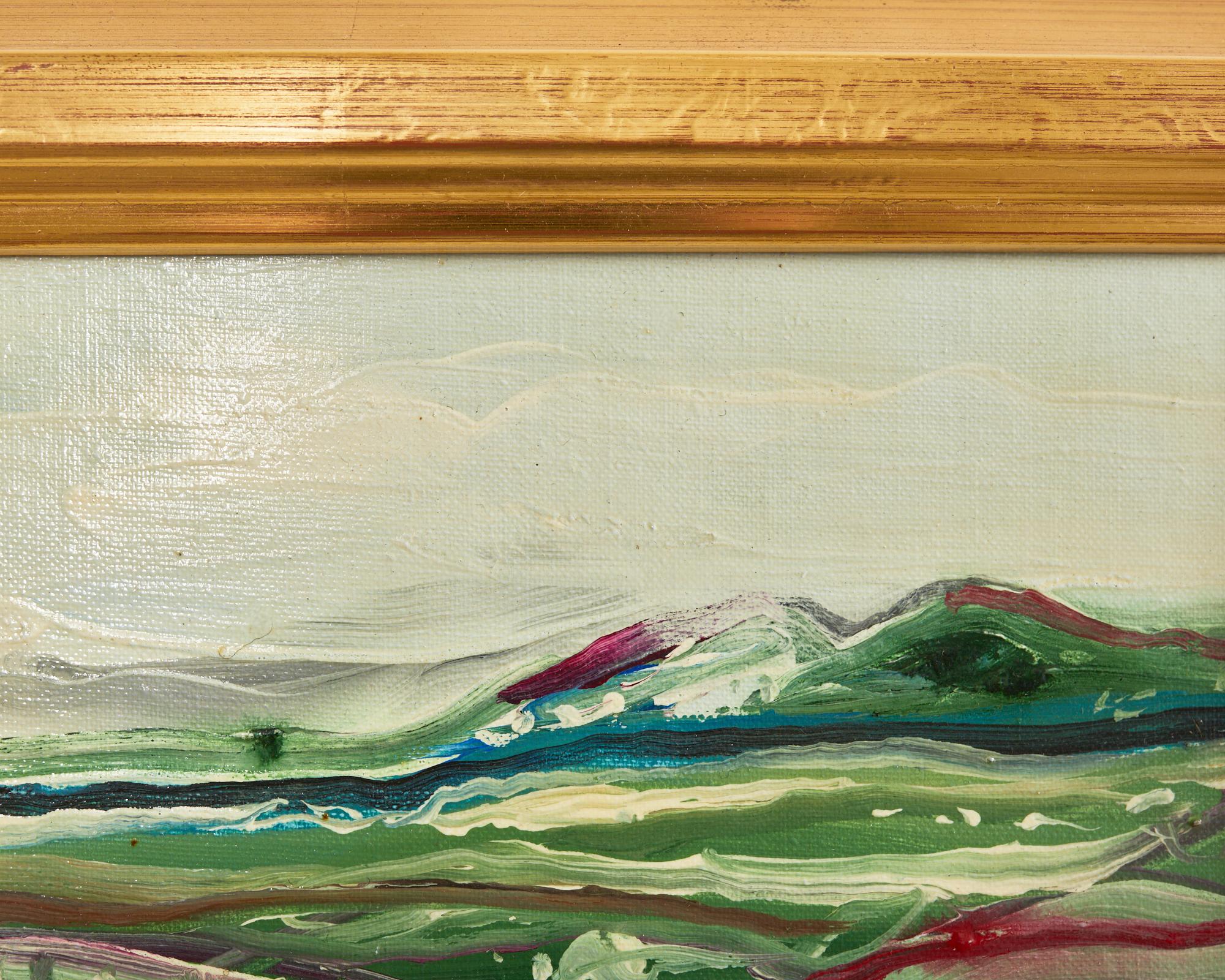 Ira Yeager Plein Air Study Landscape Painting 1971 at 1stDibs
