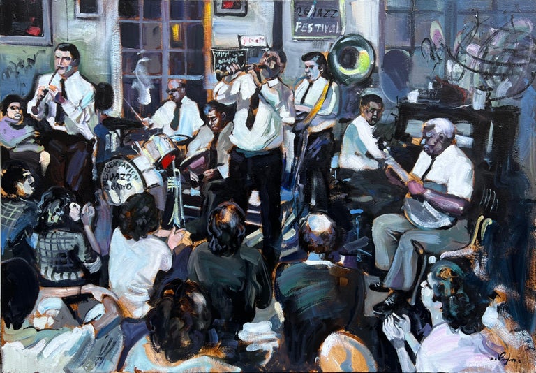Georgian Contemporary Art by Irakli Chikovani - Jazz Concert For Sale ...