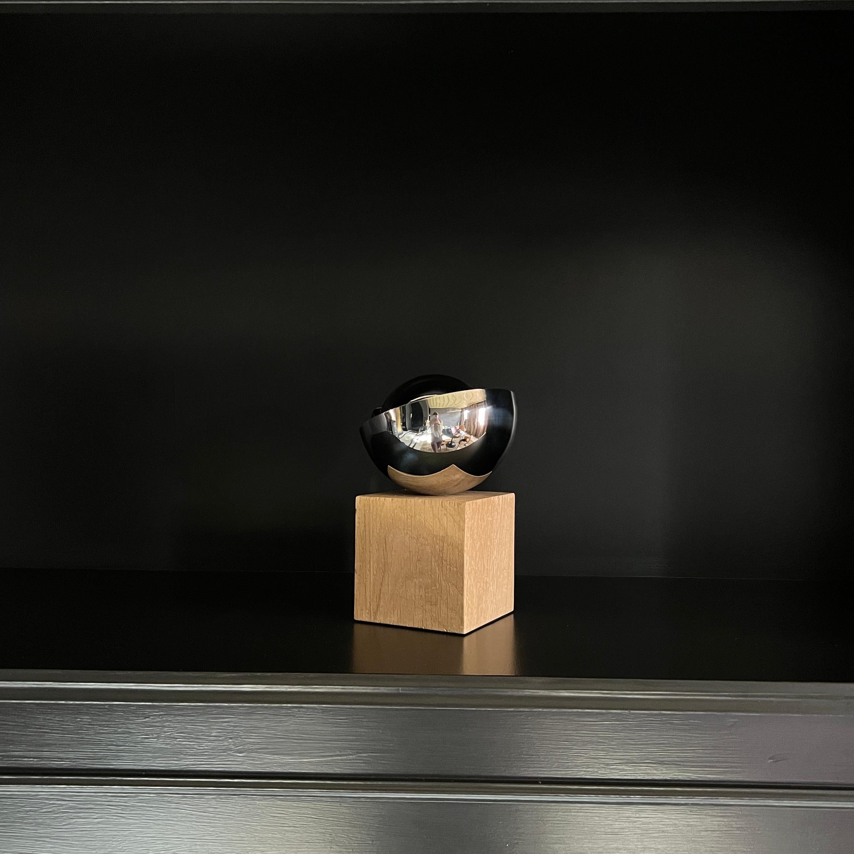 IRENA TONE - Original Sculpture ROSE Steel and French oak wood at ...