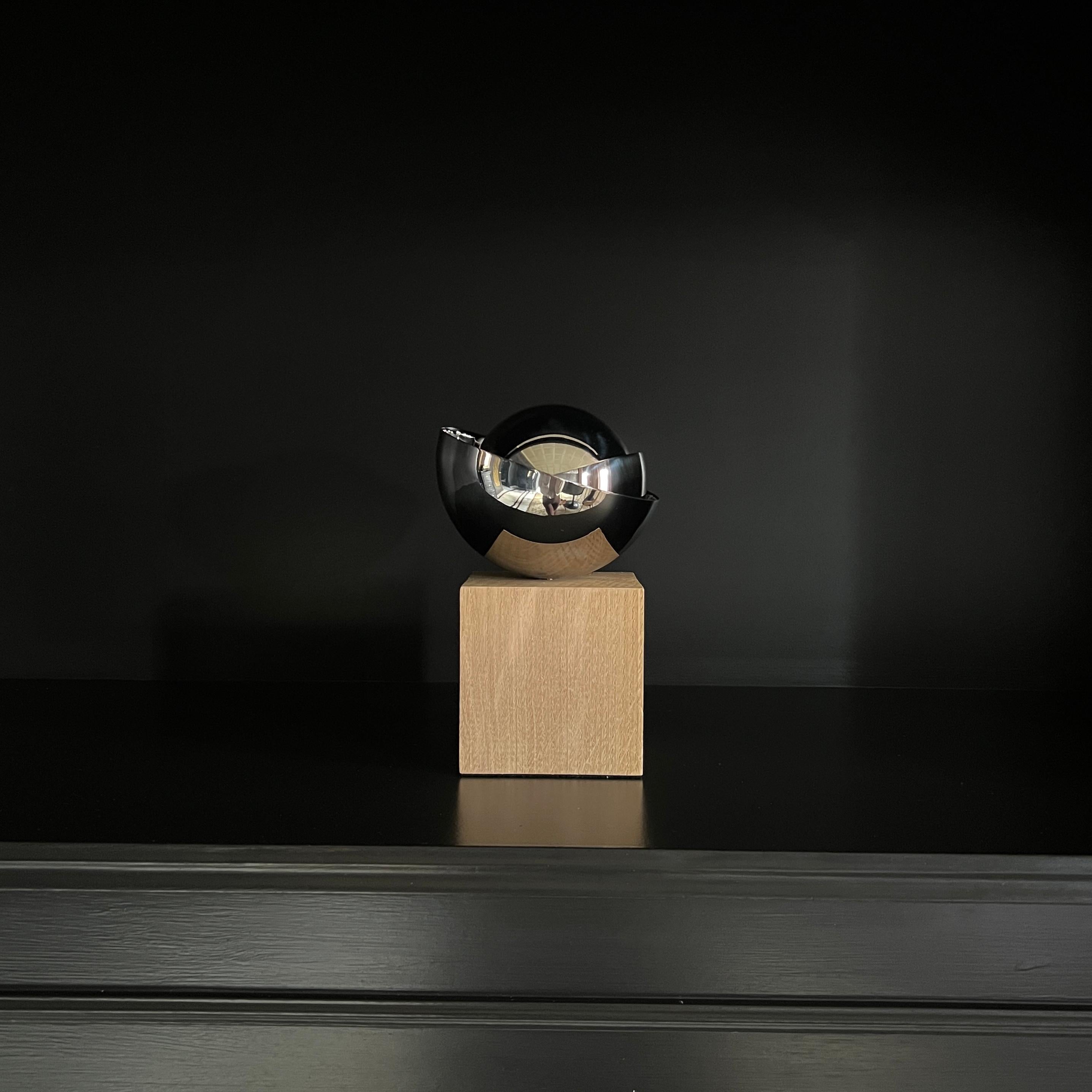 IRENA TONE - Original Sculpture ROSE Steel and French oak wood at ...