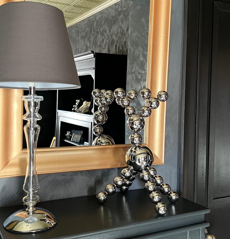 IRENA TONE - Deer Stainless Steel Original Sculpture Minimalistic Art ...