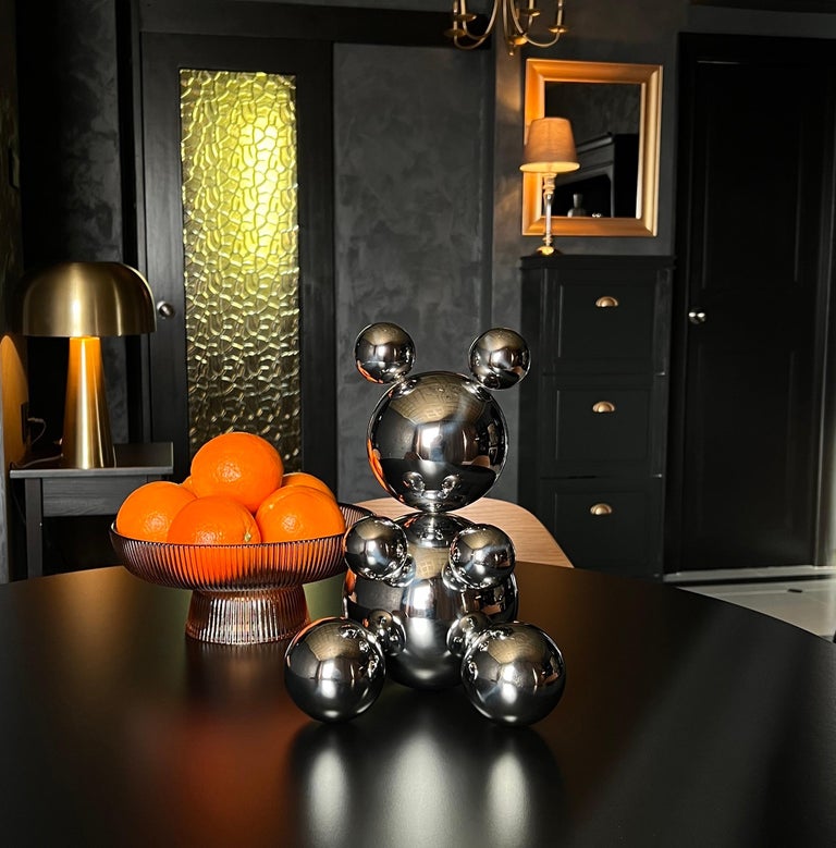 IRENA TONE - Middle Stainless Steel Bear 'Thomas' Sculpture ...