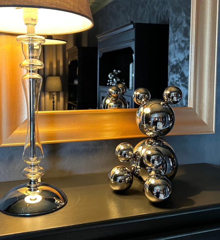 IRENA TONE - Small Stainless Steel Bear 'April' Sculpture Minimalistic ...