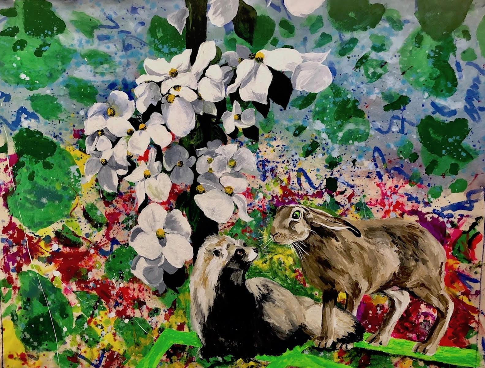 Eric Robitaille - Quintessence - Contemporary abstract Horse with bold ...