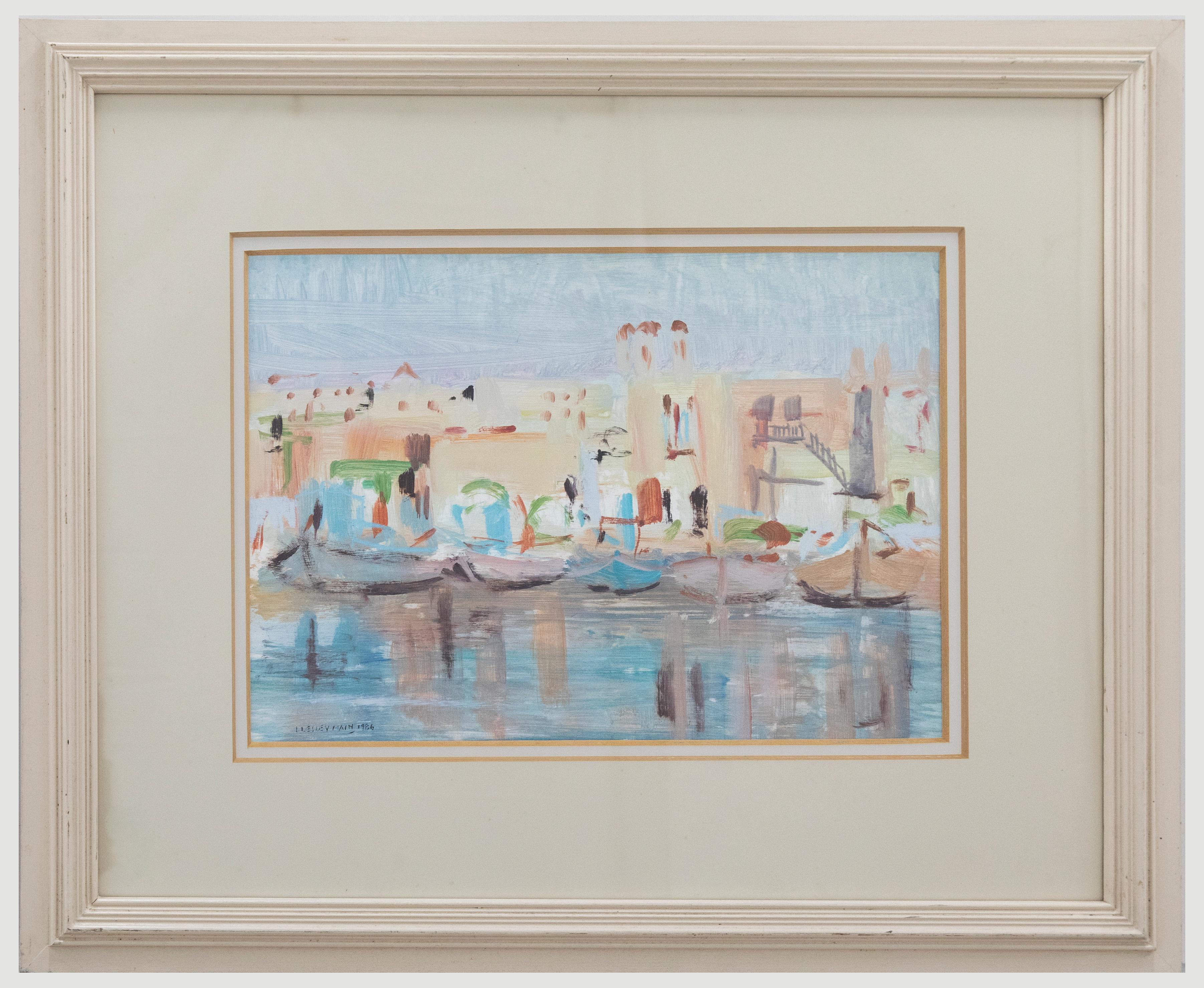 Irene Lesley Main - Irene Lesley Main (b.1959) - Framed 1986 Acrylic ...