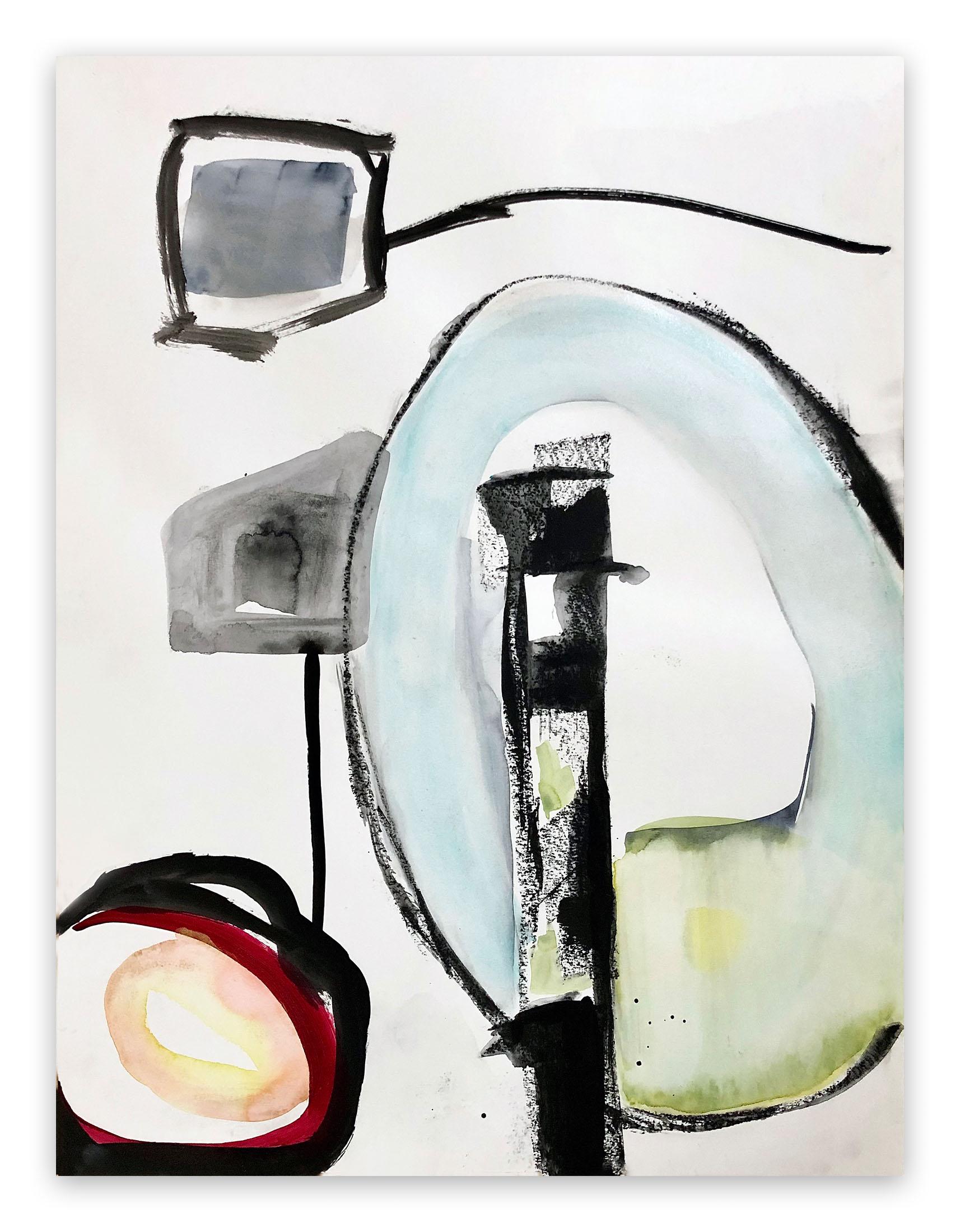 Irene Nelson - Bluets #1 (Abstract painting) at 1stDibs