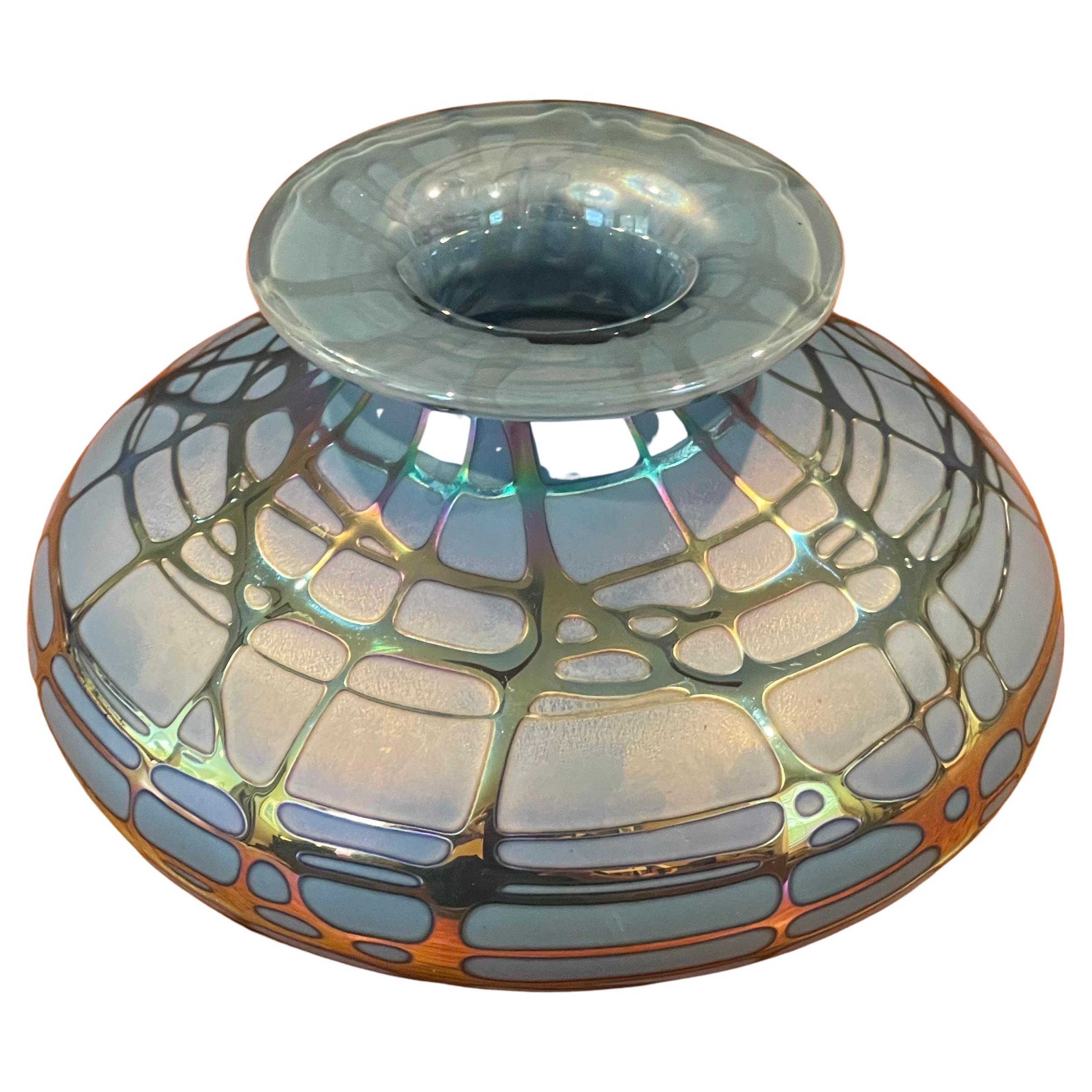 Stuart Abelman Art Glass Vase For Sale at 1stDibs | stuart abelman vase ...